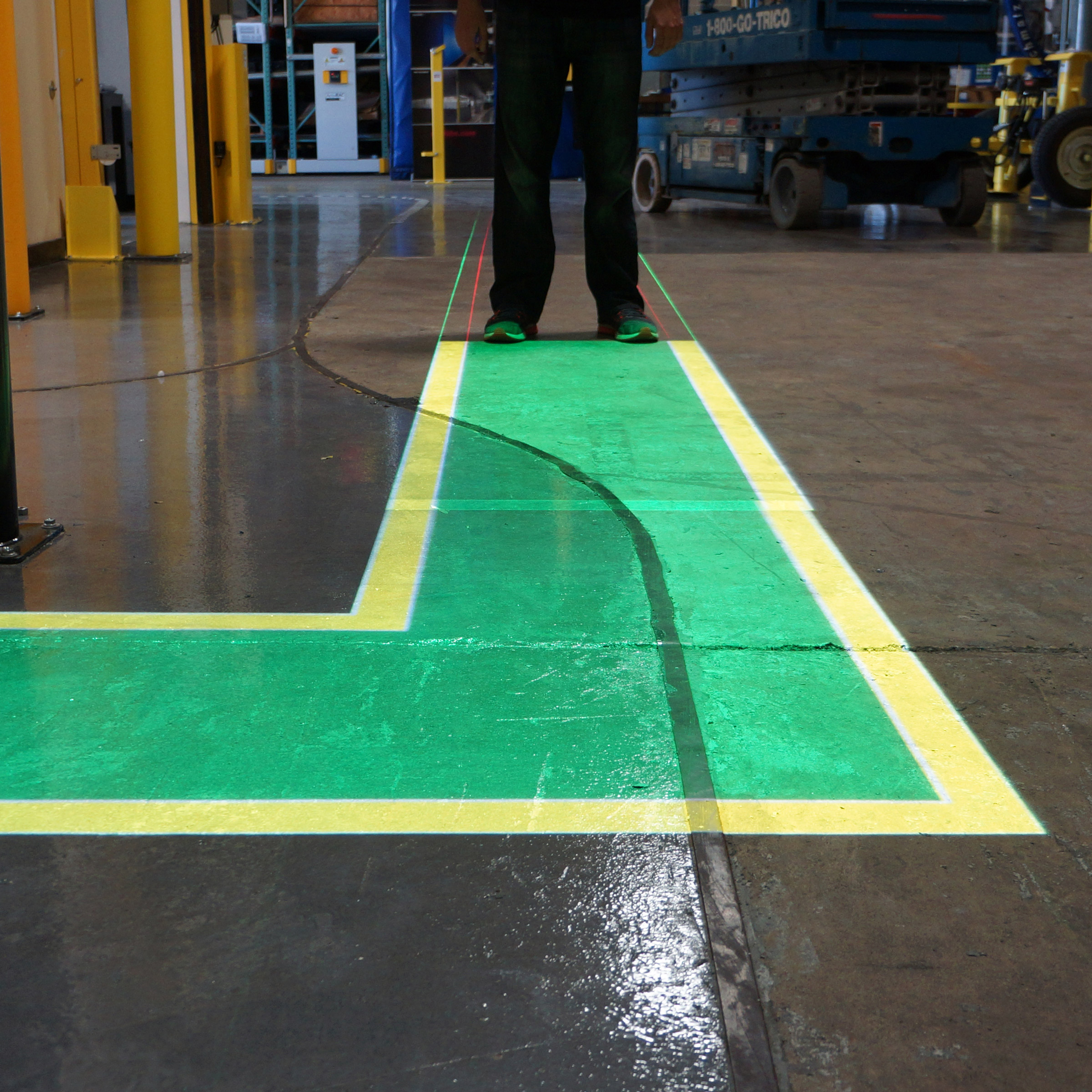 Full walkway projection | Solutions Prox-Secur Full walkway projection | Solutions Prox-Secur